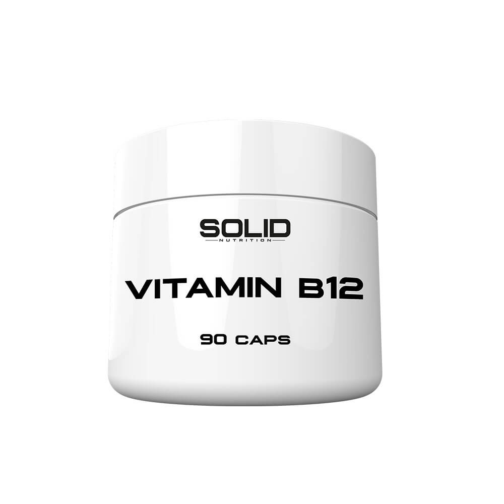 Osta SOLID Nutrition Vitamin B12, 90 caps | Tillskottsbolaget.fi