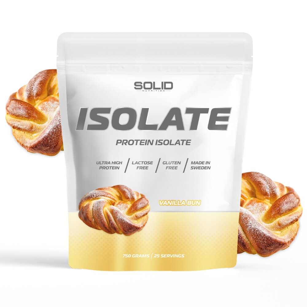 Osta SOLID Nutrition Isolate, 750 g (Vanilla Bun) | Tillskottsbolaget.fi
