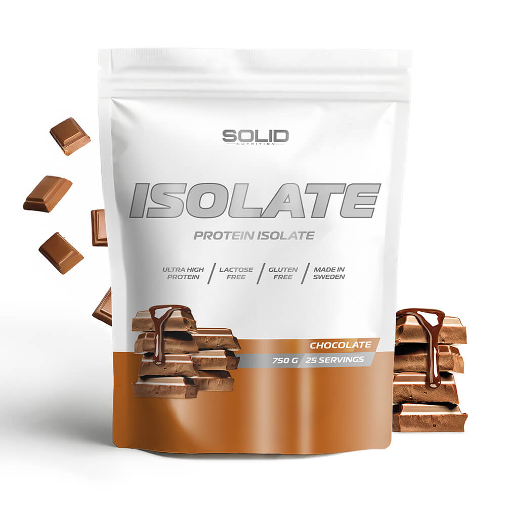 Osta SOLID Nutrition Isolate, 750 g (Chocolate) | Tillskottsbolaget.fi