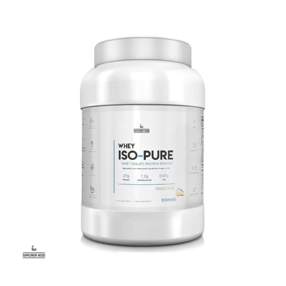 Osta Supplement Needs Whey ISO-Pure, 1 kg (Vanilla Ice Cream ...